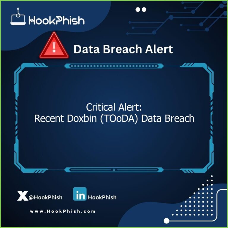 Critical Alert: Recent Doxbin (TOoDA) Data Breach